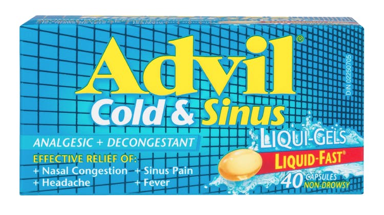 Advil Cough Cold And Flu And Advil For Cold And Sinus